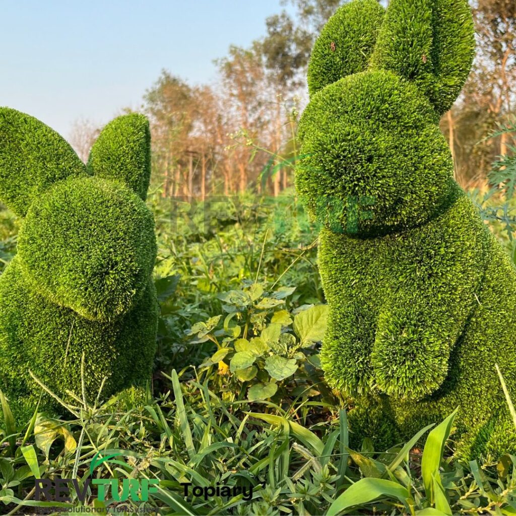 Large Rabbit Topiary – Artificial Turf | Artificial Grass | Revturf
