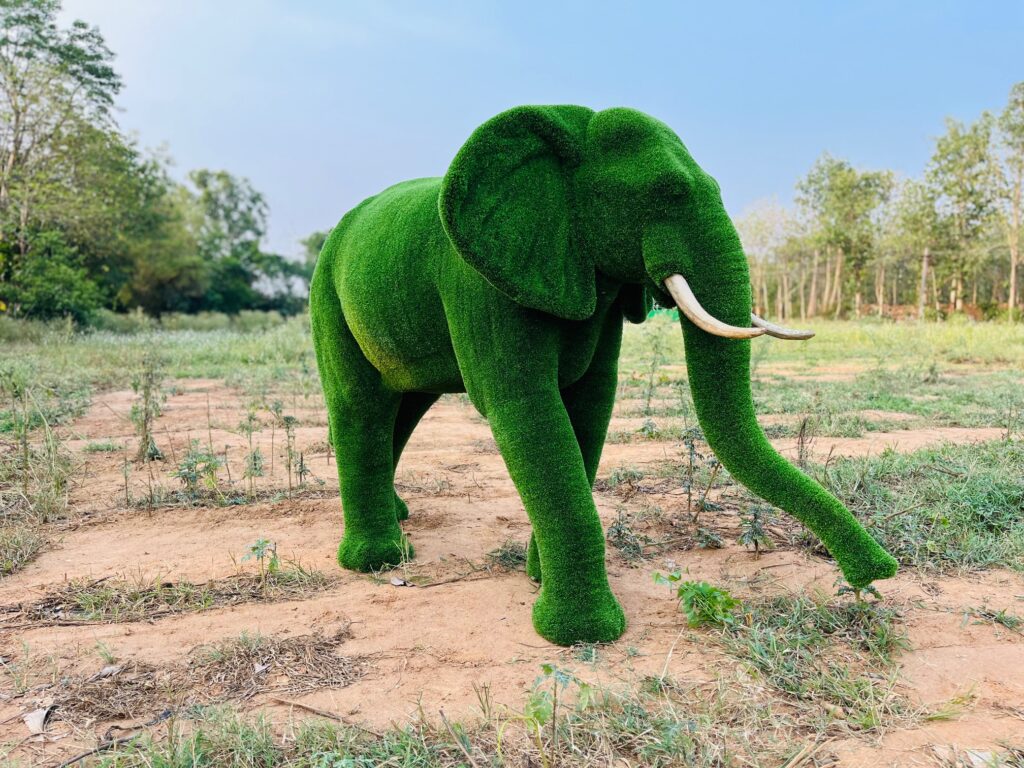 Artificial Grass Big African Elephant – Artificial Turf | Artificial ...