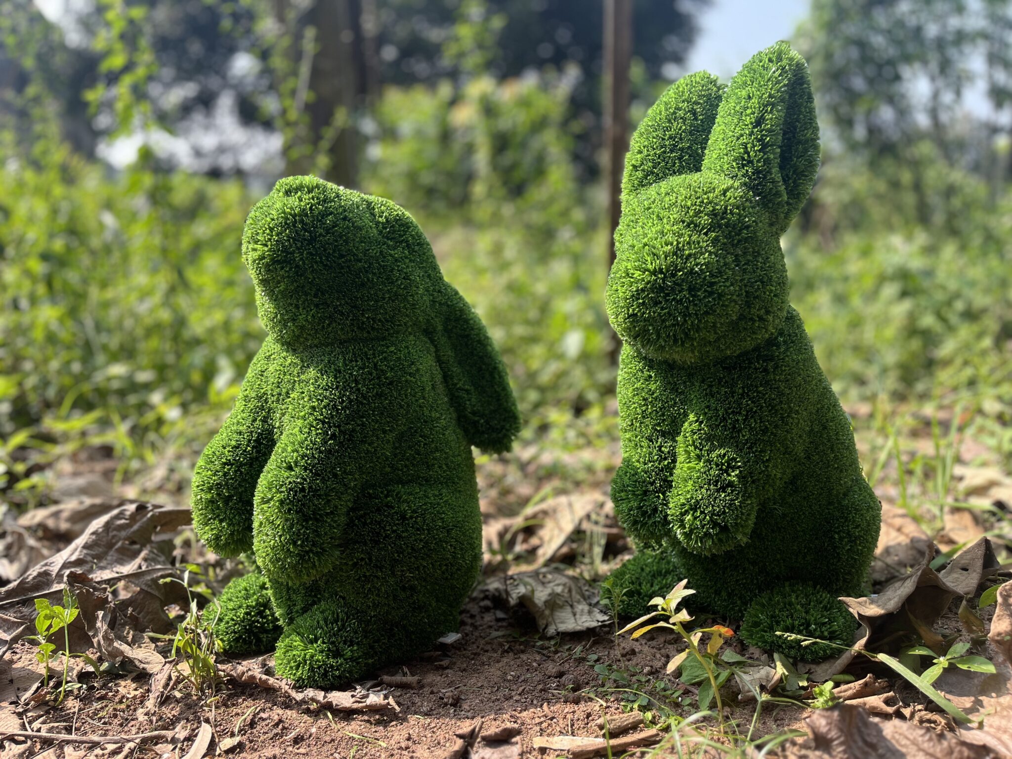 Artificial Grass Rabbit Pair – Artificial Turf | Artificial Grass | Revturf